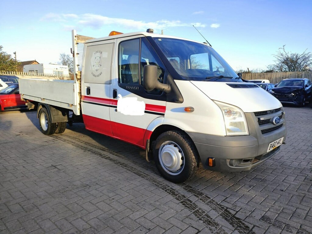 Used 2010 Ford Transit BV60HFL T350 2.4 TDCI 115 XLWB CREWCAB DROPSIDE ...