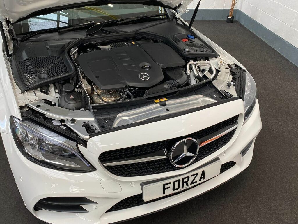 Used 2021 Mercedes-Benz C Class YM21GWD Saloon 2.0 C220d AMG Line Night ...