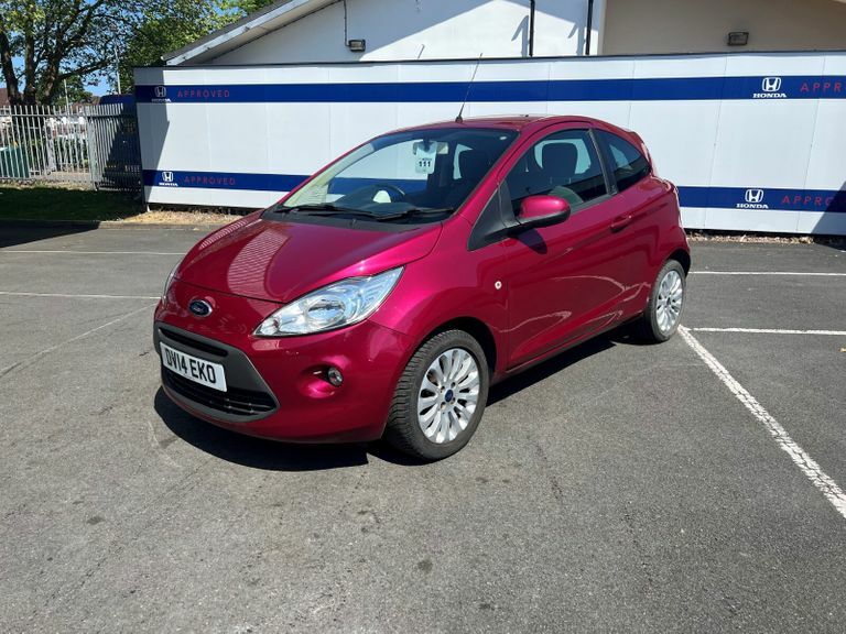 Used 2014 Ford KA FL64WVO 1.2 Zetec Hatchback 3dr Petrol Manual Euro 5 ...